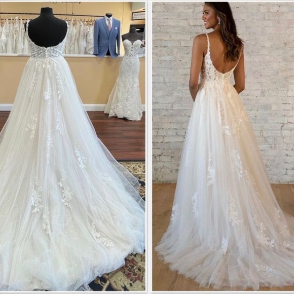 Stellah | Dresses | Stellah Ivory And Almond Bridal Gown | Poshmark